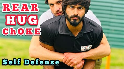 SELF DEFENCE REAR HUG CHOKE Raja Tayyab Road Fight Technique How