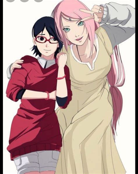 Sarad Bourto Saske Sakura Mae e filha Sakura Fotos mãe e filho