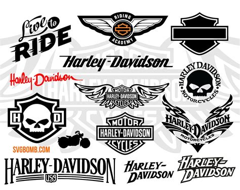 Harley Davidson Svg Png Cut Files Harley Davidson Logo Vector Files