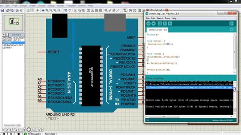 Tutorial Usart Arduino Serialreadstring Using Proteus Youtube