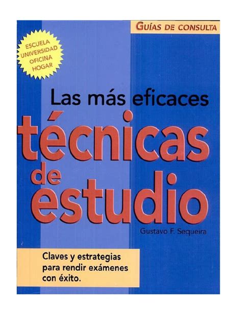 PDF Tecnicas De Estudio Las Mas Eficaces DOKUMEN TIPS