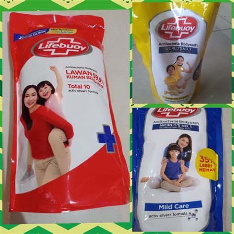 Jual Lifebuoy Body Wash Sabun Mandi Cair Refill Mild Care 825ml