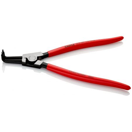 Pince pour circlips extérieurs coudée à 90 de 85 à 140mm Gainage PVC