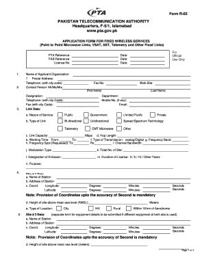 Fillable Online Application On Prescribed Form PTA Fax Email Print
