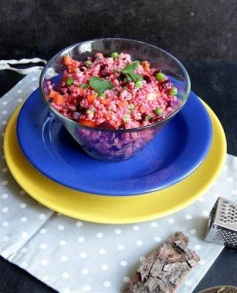 Przepis na Sałatka z kaszy jaglanej i buraków Kuchnia Bon Appetit