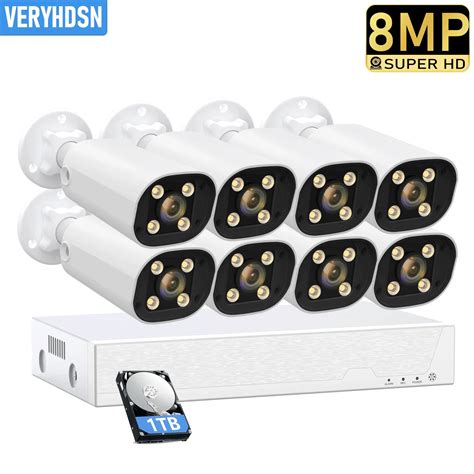 Syst Me De Cam Ra De S Curit Poe Avec Audio Bidirectionnel Vision