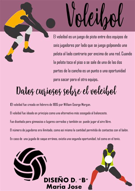 Infografía sobre el voleibol Voleibol Reglas del voleibol Entrenar