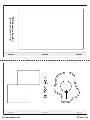 Letter Y Cut And Paste Printable Mini Book MyTeachingStation