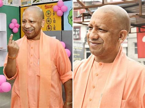 Up Nikay Chunav 2023 First Phase Voting Begins CM Yogi Adityanath Casts