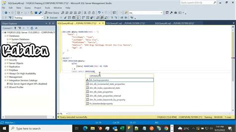 Parse Or Read Json Data In Sql Using Openjson Youtube