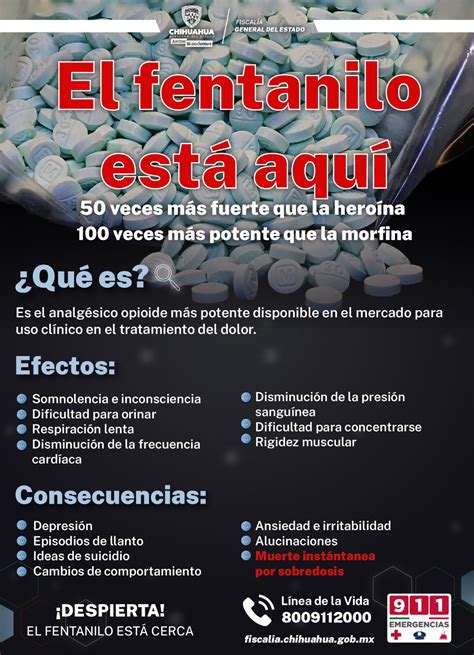 DESPIERTA El Fentanilo Está Cerca Fiscalía General del Estado de