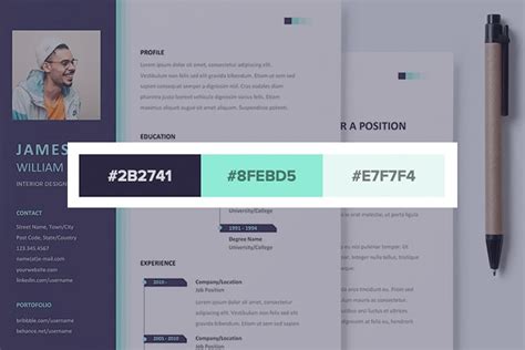 30 Stylish Resume Color Schemes For 2024 Design Shack