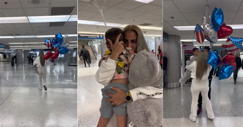 Emotivo Reencuentro De Una Madre Cubana Con Su Hijo En Aeropuerto De Miami