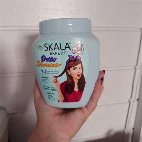 Skala Brasil creme de tratamento condicionador 2 em 1 potão desmaiado