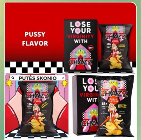 Pussy Flavor Chips Adult Only 1 Pack 90 Grams 18 Limited Etsy UK