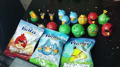 Colección completa de Figuras Color Angry Birds Vualá Sorpresa YouTube