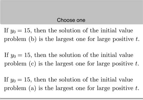 Solved Solve Each Of The Following Initial Value Problems Chegg
