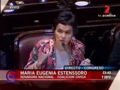MARÍA EUGENIA ESTENSSORO RESOLUCIÓN 125 YouTube