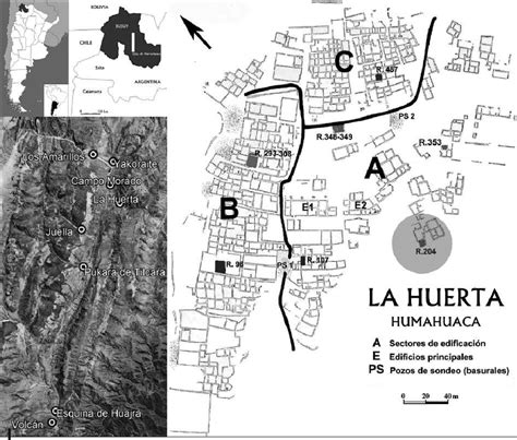 Ubicaci N De La Quebrada De Humahuaca Y De Los Principales Sitios De