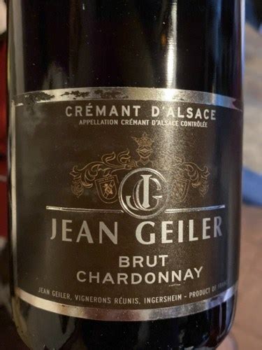 Jean Geiler Crémant d Alsace Chardonnay Brut Vivino US
