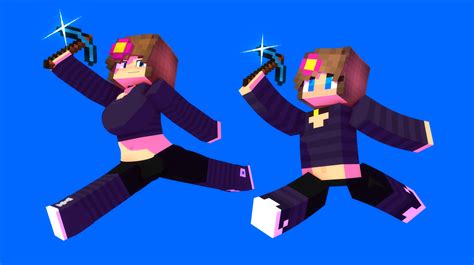 Jenny Clone Pickaxe Minecraft Fan Art Fanpop