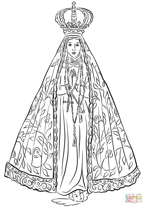 Disegni Da Colorare Madonna Di Fatima Coloring Image