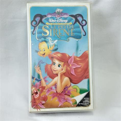 Vhs La Petite Sirene Walt Disney Les Grands Classiques Label Emma S