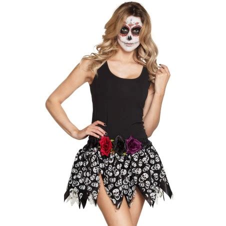Tutu Dia de los Muertos Femme accessoire Tralala Déguisement fr