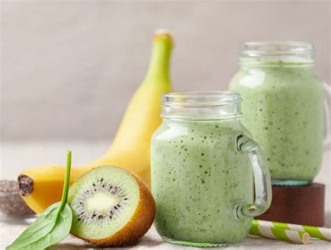 Delicioso Licuado De Pl Tano Con Kiwi Y Ch A Que Debes Probar