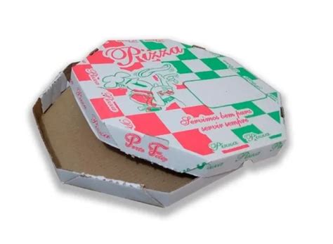 Caixa Pizza 35CM Oitavada 25Un