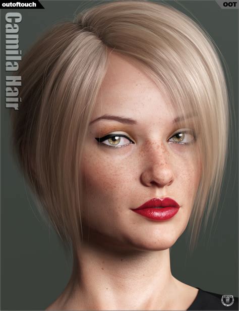 Camila Hair For Genesis 3 And 8 Female S Daz 3D