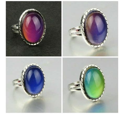 3 Anillos Del Humor Ajustable Unitalla Cambia De Color 179 99 En
