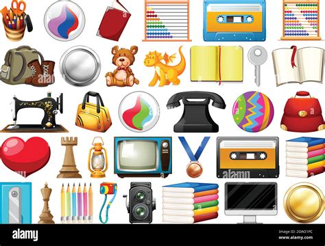 Objetos relacionados con el hogar Imágenes vectoriales de stock Alamy