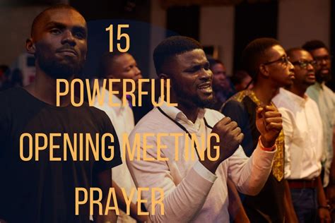 15 Powerful Opening Meeting Prayer Bible Verses Of The Day