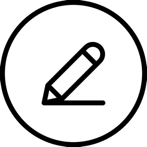 Icono De Editar Iconixar Outline