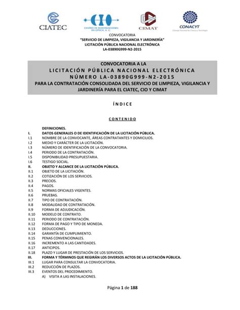 BASES PARA LICITACIÓN PÚBLICA NACIONAL ELECTRÓNICA No