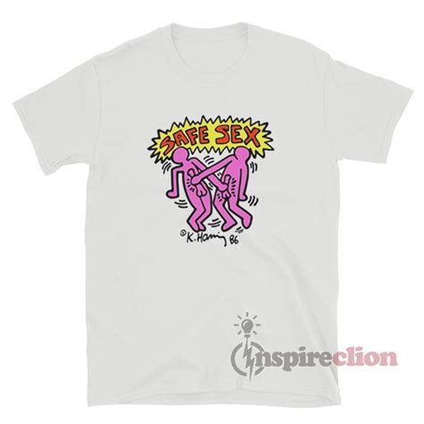 Harry Styles Keith Haring Safe Sex T Shirt