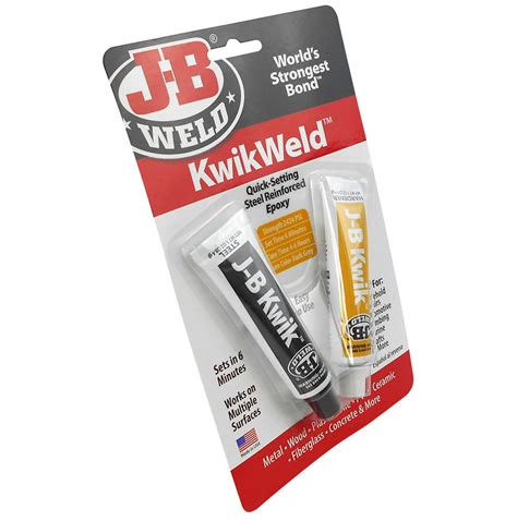 JB Weld Automotive Kwik Weld Steel Reinforced Epoxy Glue 8276 J B Weld