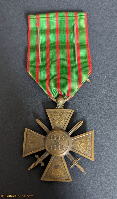 G1 Croix de Guerre 1914 1915 Medals France Phaléristique