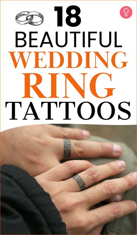 Couple Ring Finger Tattoos Wedding Ring Finger Tattoos Married Couple