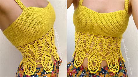 Crochet Crop Boho Top Free Pattern Beautiful Crochet Stuff