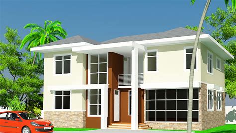 4 Bedroom 2 Story House Plans Ghana Resnooze