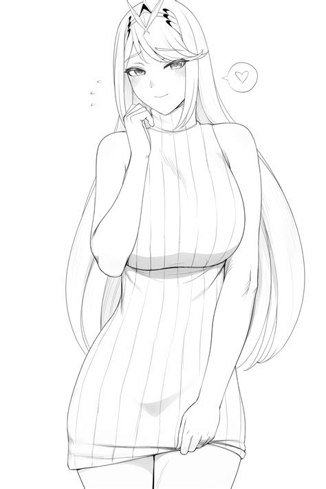 Mythra Xenoblade Chronicles And 1 More Drawn By Lvl Sentrythe2310