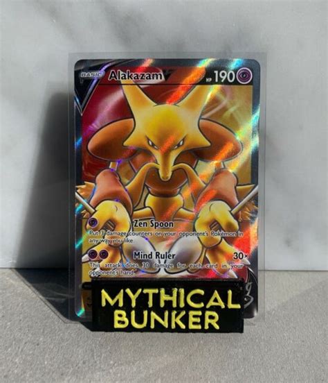Alakazam V Full Art 172 185 Holofoil SWSH Vivid Voltage NM