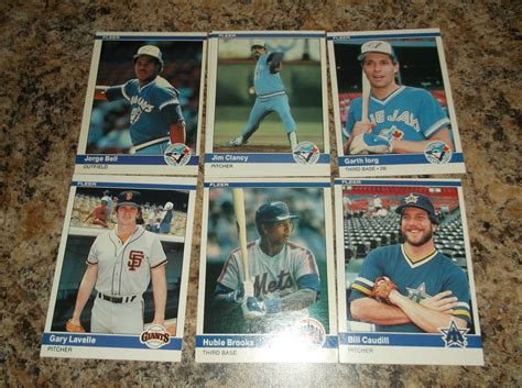 1984 Fleer 148 George Bell JORGE BELL Toronto Blue Jays Baseball Card