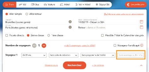 Haut 69 Imagen Code Avantage Sncf Carte Jeune Fr Thptnganamst Edu Vn