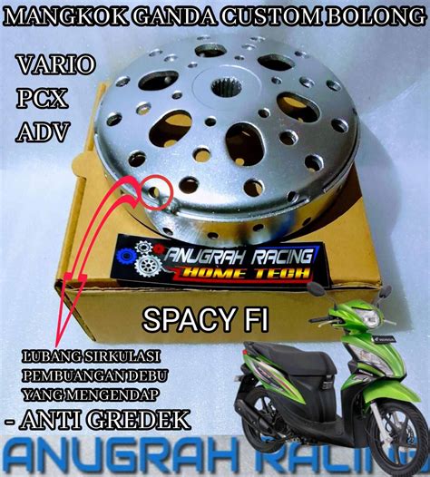 MANGKOK GANDA CUSTOM BOLONG ANTI GREDEK SPACY FI SPACY INJEKSI VARIO