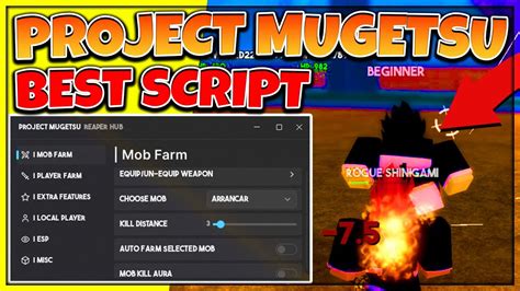 UPDATE Project Mugetsu PM Script Hack Auto Farm Kill Aura And