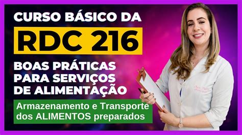 RDC 216 Armazenamento E Transporte Do Alimento Preparado 4 9 3