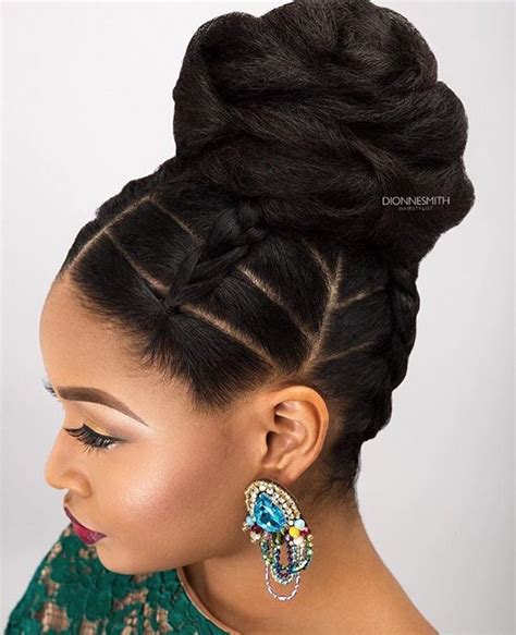 Creative Updo By Dionnesmithhair Https Blackhairinformation